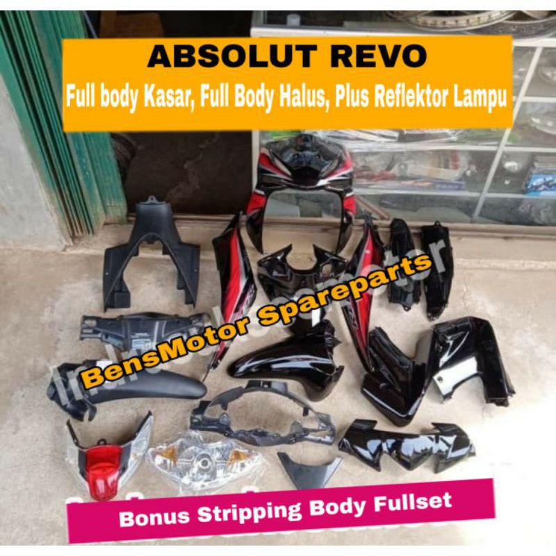 Jual Cover body full body kasar dan halus absolute revo plus lampu lampu | Shopee Indonesia
