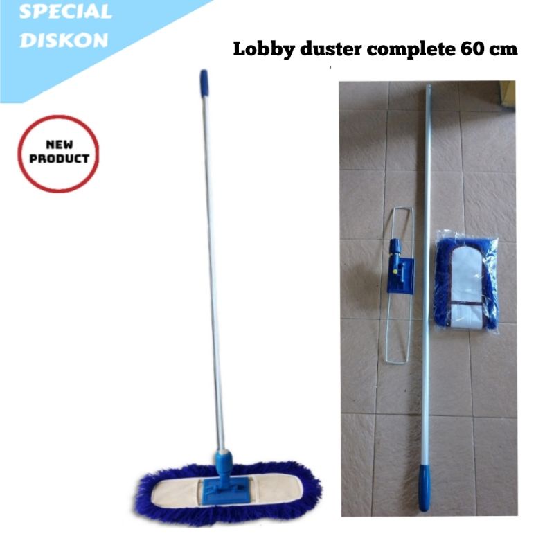 Jual Kain pel alat pembersih lantai mop set import lobi duster | Shopee ...