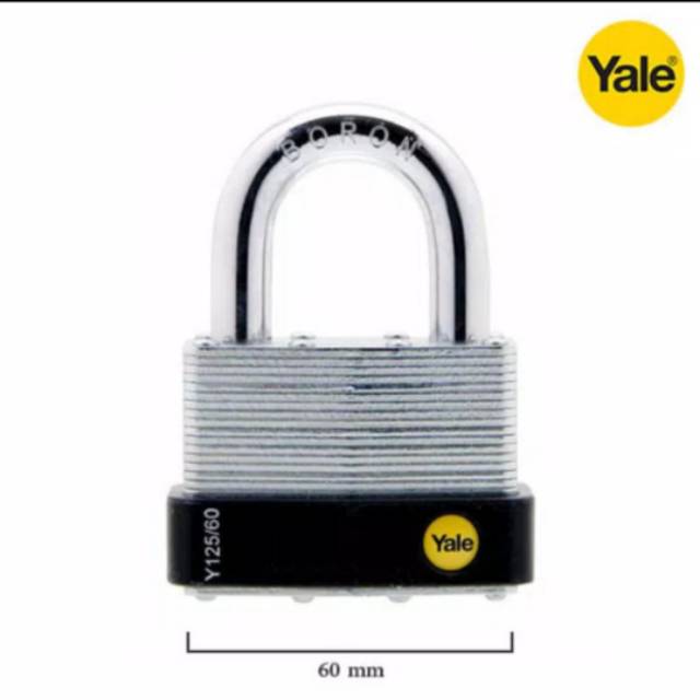 Jual Gembok YALE 60 MM Y125/60/133 Classic Series Outdoor Laminated l ...