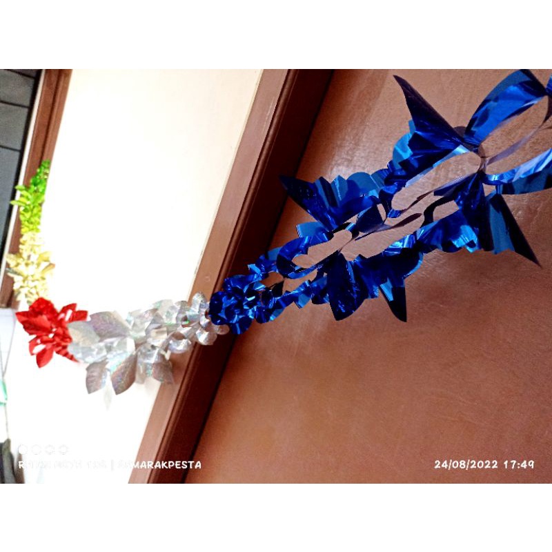 Jual (BIG SIZE) garlan full color, garlan pesta, garlan dekorasi ...