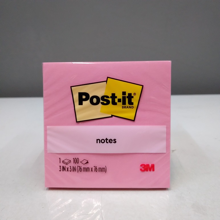 Jual 3M post it sticky notes 654 millenium pink 3inch x 3inch | Shopee ...