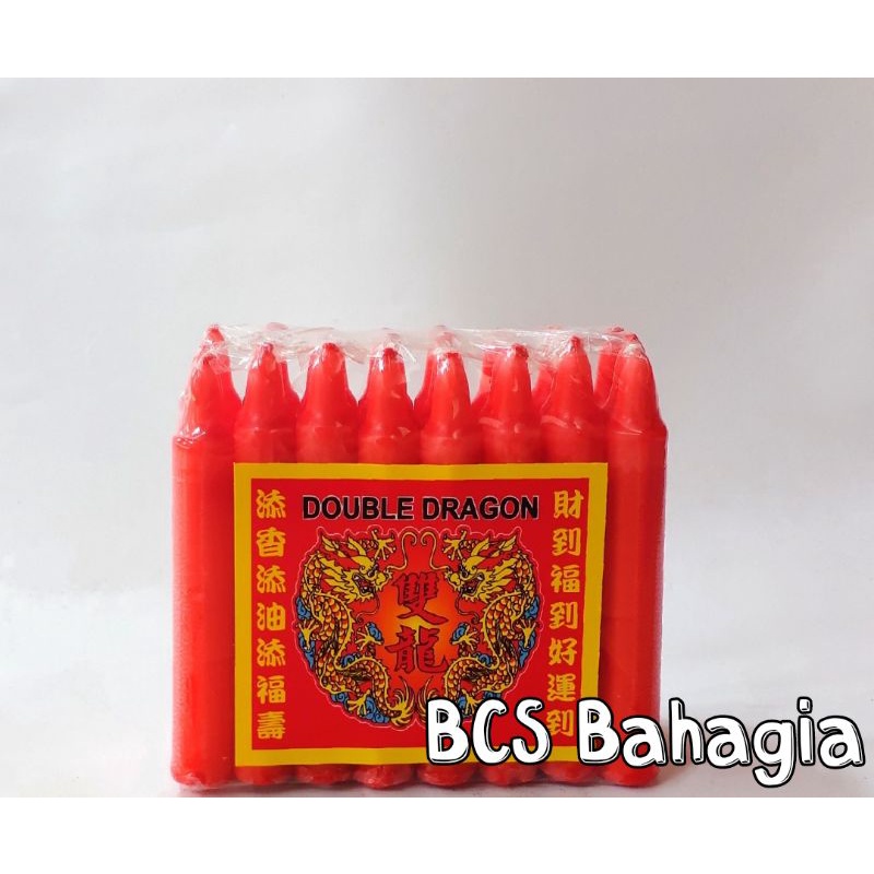Jual Lilin Merah Isi 24 Batang Kecil Type C1 Red Candle | Shopee Indonesia