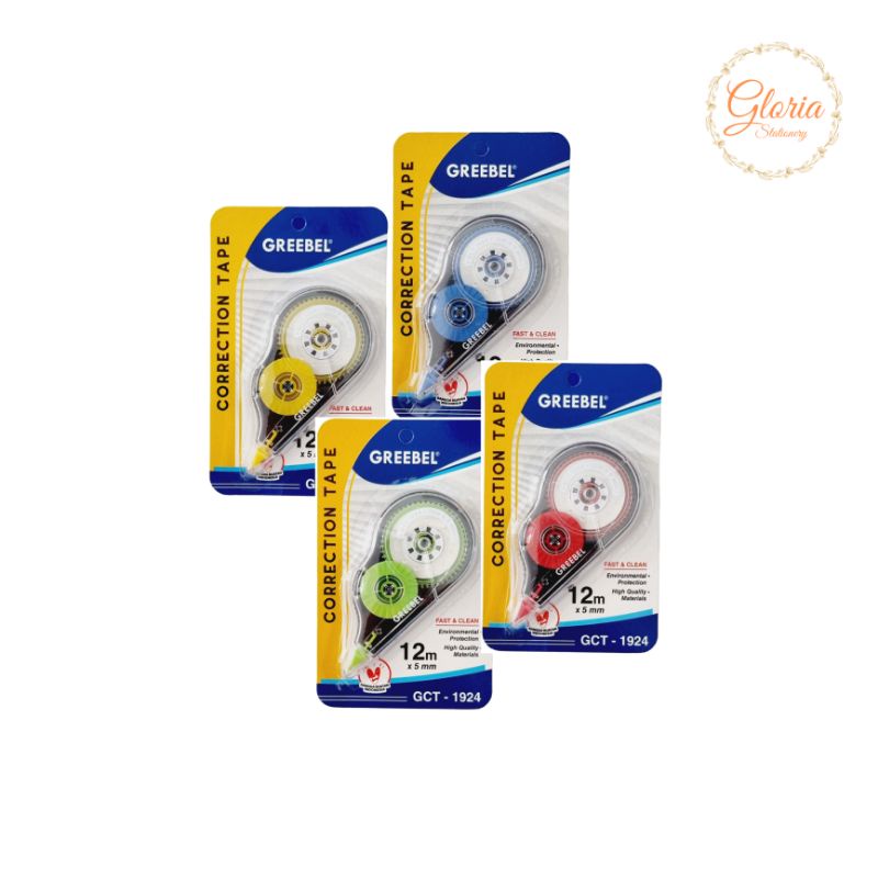 Jual Greebel Correction tape GCT 1924/ Tip ex kertas GCT 1924 Greebel ...