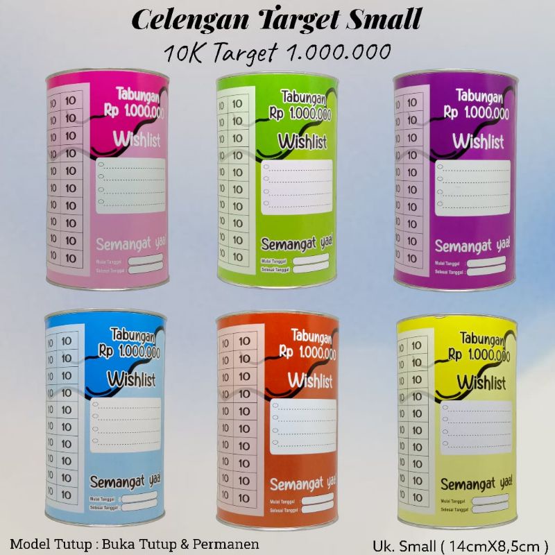 Jual Celengan Target 10k Target 1jt Celengan Viral Celengan Target ...