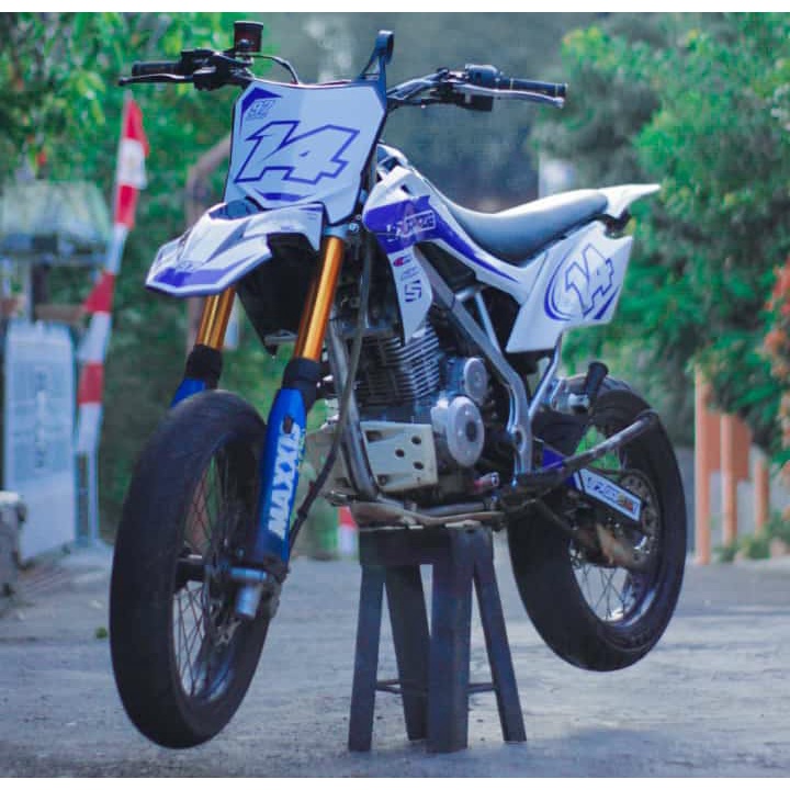 Jual DECAL STICKER TRAIL / SUPERMOTO KLX-Gordon-Dtracker-bf CUSTOM DESAIN | Shopee Indonesia