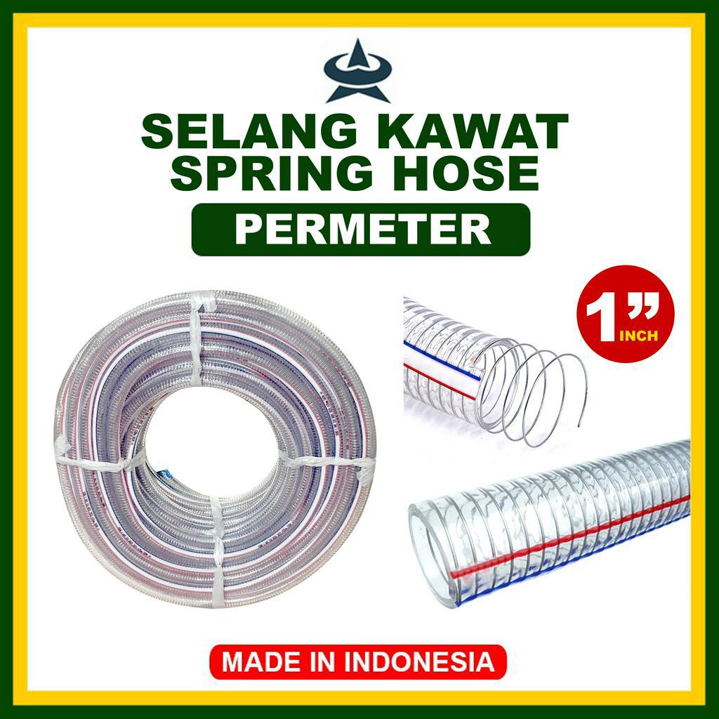 Jual GEMUK Selang Kawat 1 Inch Permeter Selang 1 Inch Transparan Spring ...