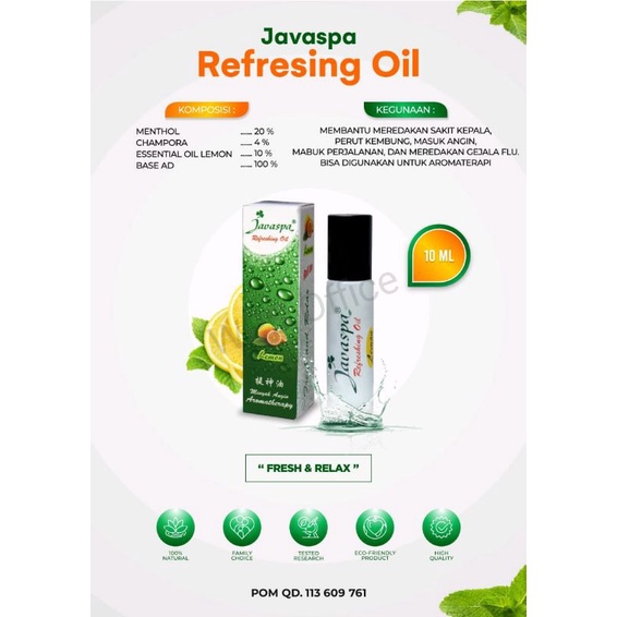 Jual Termurah Freshcare Javaspa Refreshing Oil aromatherapy oil roll on ...