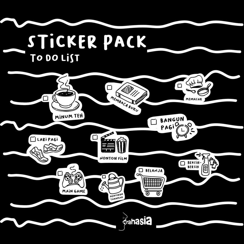 Jual RAHASIA Sticker Pengingat / Stiker | Shopee Indonesia