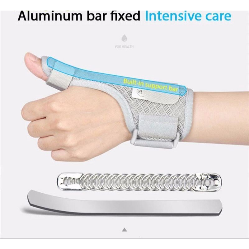 Jual Sprain Protection Thumb Brace Adjustable Hand Support Wrist ...