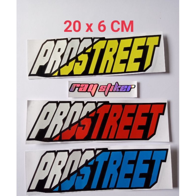 Jual STIKER CUTTING PROSTREET 20 CM | Shopee Indonesia