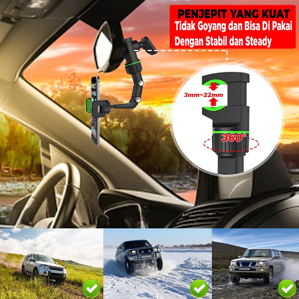 Jual Phone Holder Mobil 7 IN 1 Car Holder penahan handphone fleksibel ...
