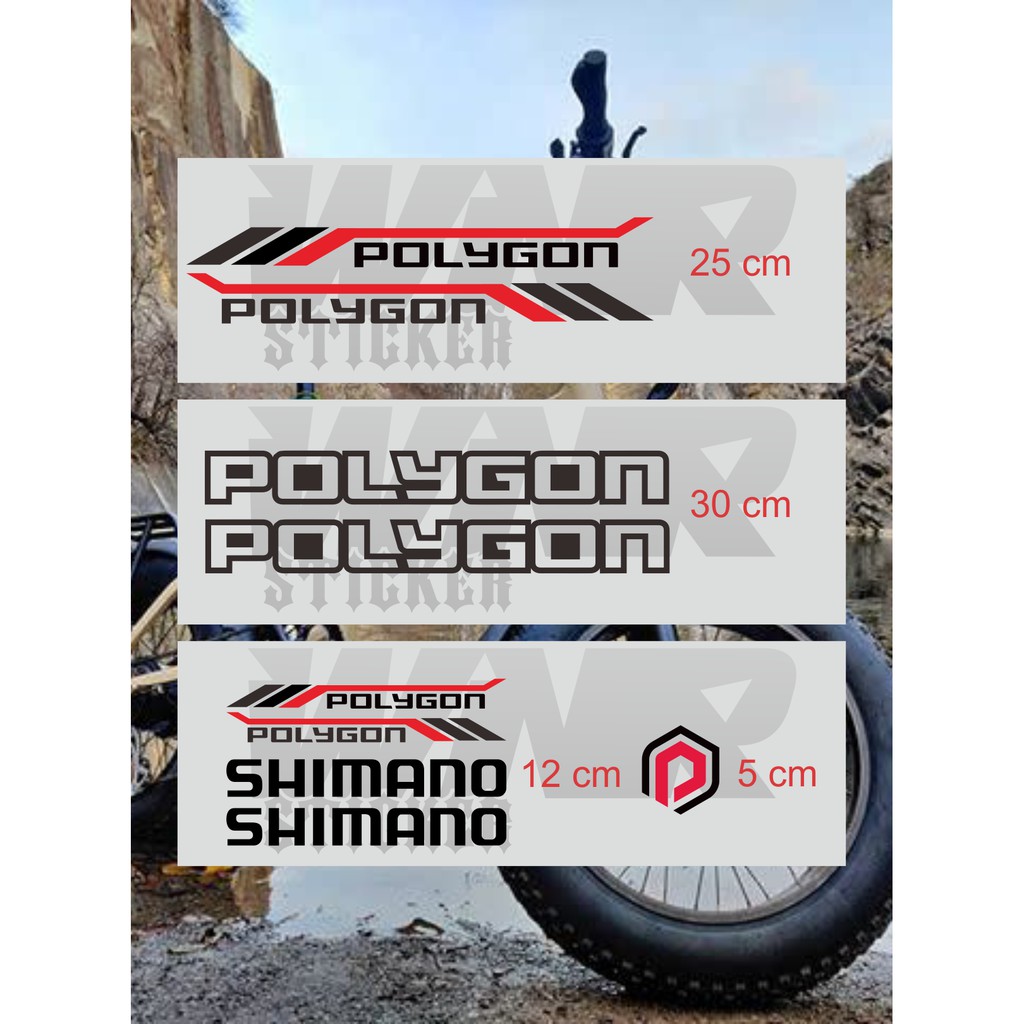 Jual sticker sepeda polygon decal polygon | Shopee Indonesia