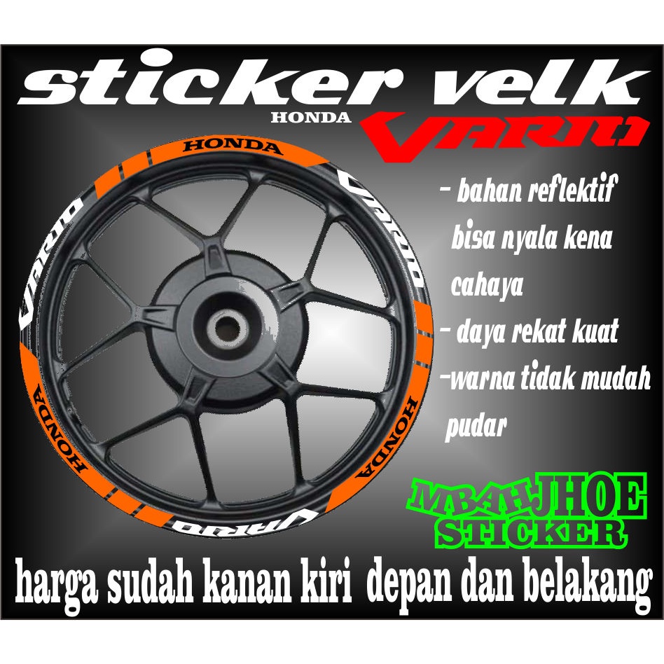 Jual SHVVR - LIST VELK VARIO - STICKER VELK VARIO - STICKER VELK MOTOR ...