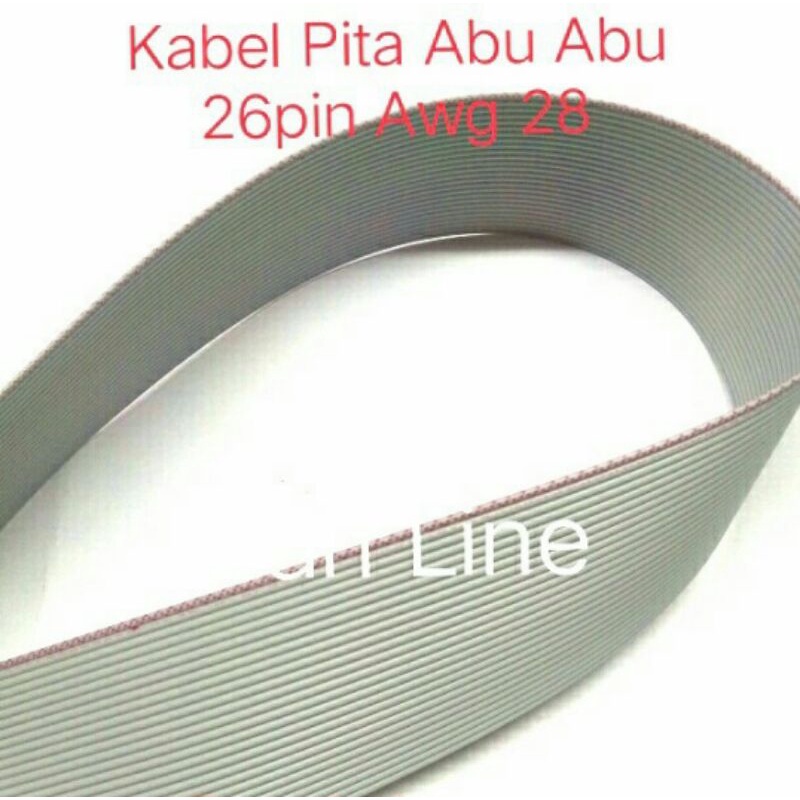 Jual Kabel Cable Data 26pin 26 pin Flat Cable 26p grey 1 meter | Shopee Indonesia