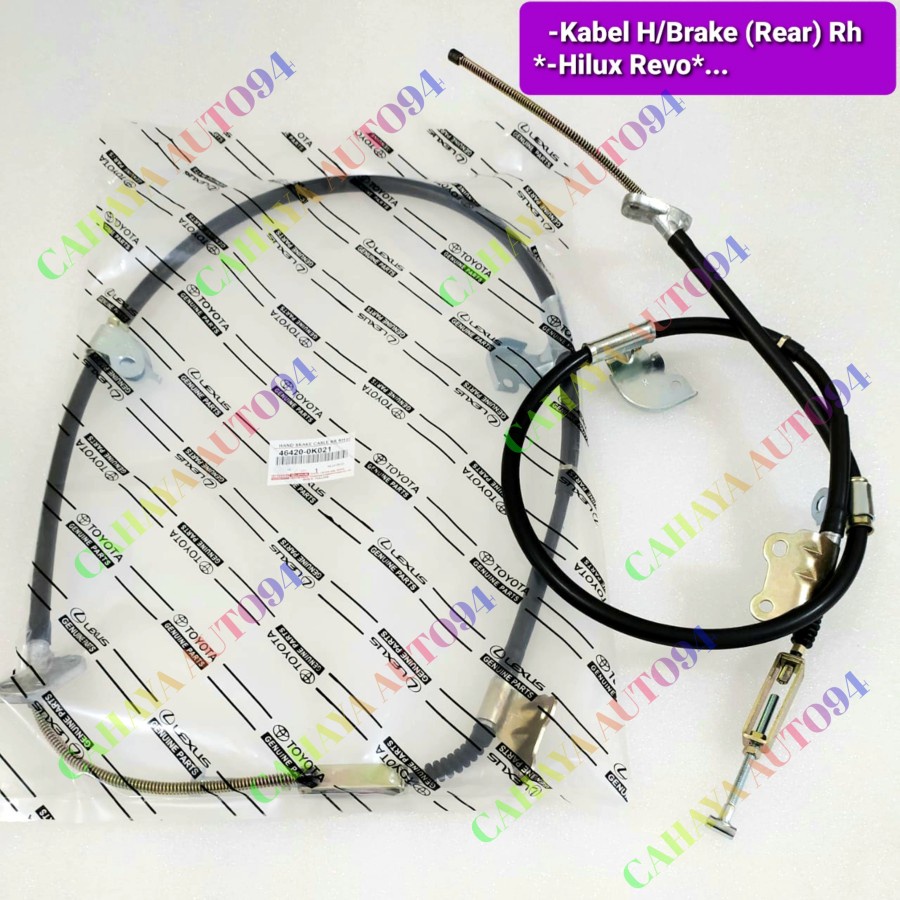 Jual kabel rem tangan belakang kanan hilux revo 2gd 46420-0k120 ...