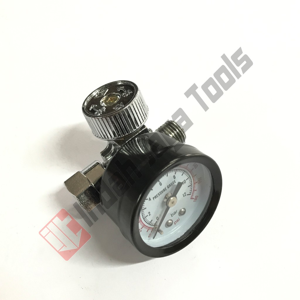 Jual Regulator Spray Gun Air With Pressure Gauge - Pengatur Tekanan ...