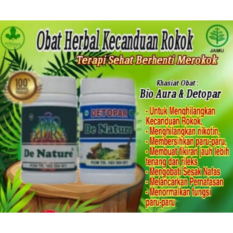 Jual OBAT KECANDUAN ROKOK / DETOPAR & BIO AURA 100% HERBAL ALAMI DE ...
