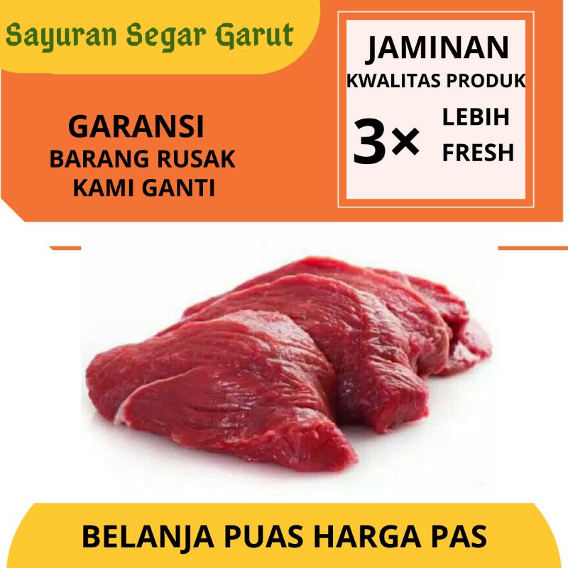Jual Daging Sapi Lokal Segar 500gr Bagian Paha Dalam by Sayuran Segar ...