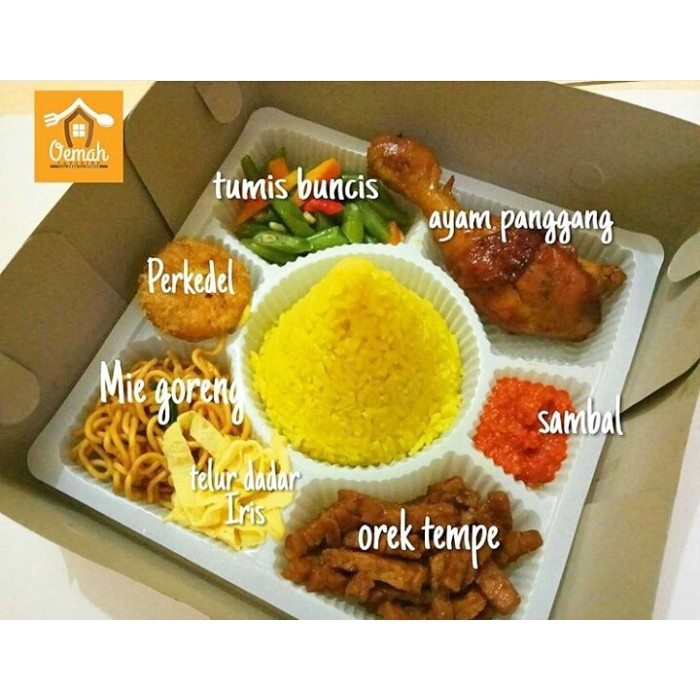 Jual Makankotak- Box Tumpeng Mini Sekat/Kotak Nasi Tumpeng/Mika Tumini ...