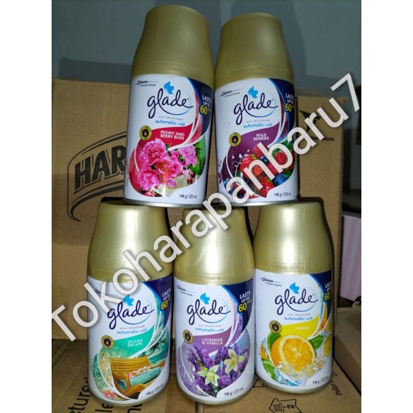 Jual Glade Matic Spray Refill Air Freshener 146 gr /225ml / Glade Matic ...