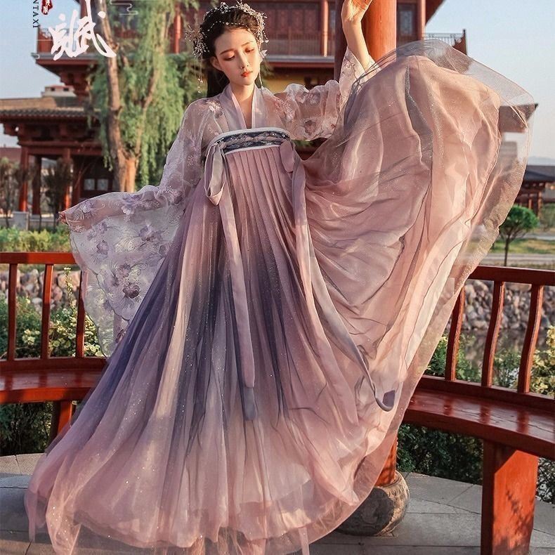 Jual Huashen Fu Hanfu female large sleeve ancient costume super ...