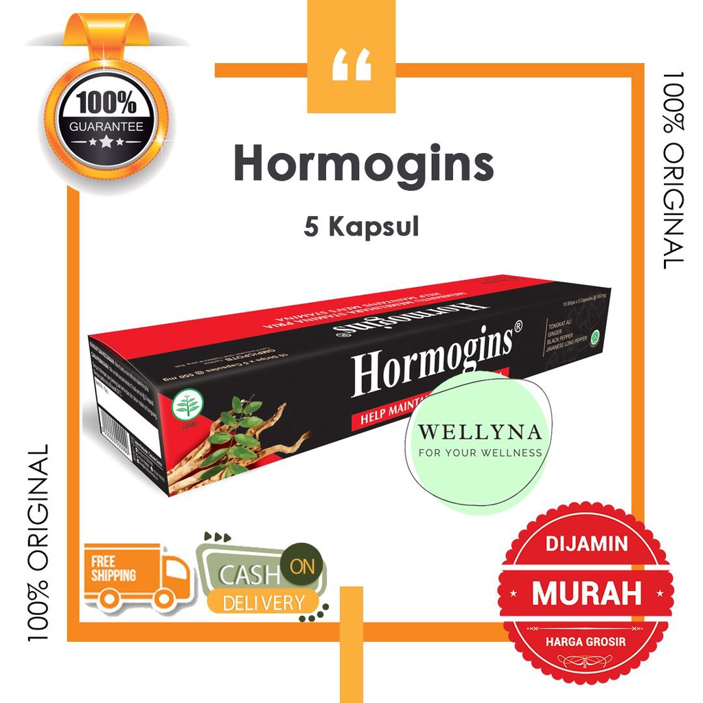 Jual obat kuat alami Hormogins penambah hormon testosteron stamina ...