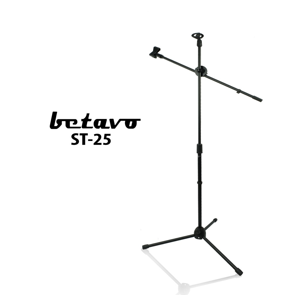 Jual STAND MIC BETAVO ST 25 PROFESIONAL STAND MICROPHONE | Shopee Indonesia
