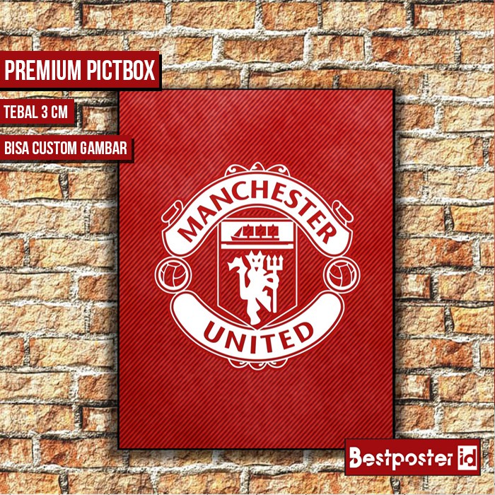 Jual Poster Frame Kayu MANCHESTER UNITED 307 | Shopee Indonesia