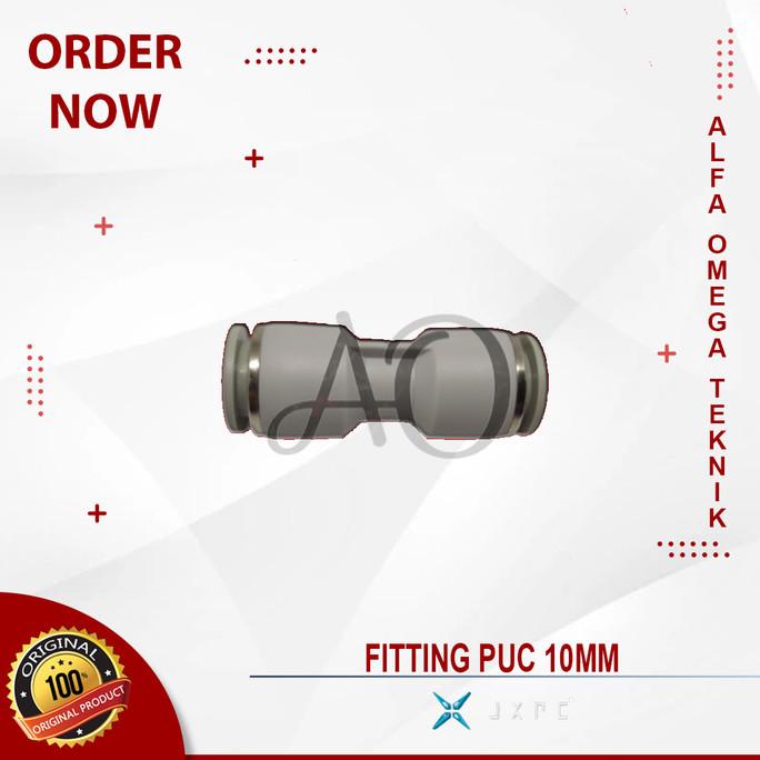 Jual FITTING UNION PNEUMATIC 10MM KONEKTOR NEPEL SELANG PNEUMATIK PUC ...