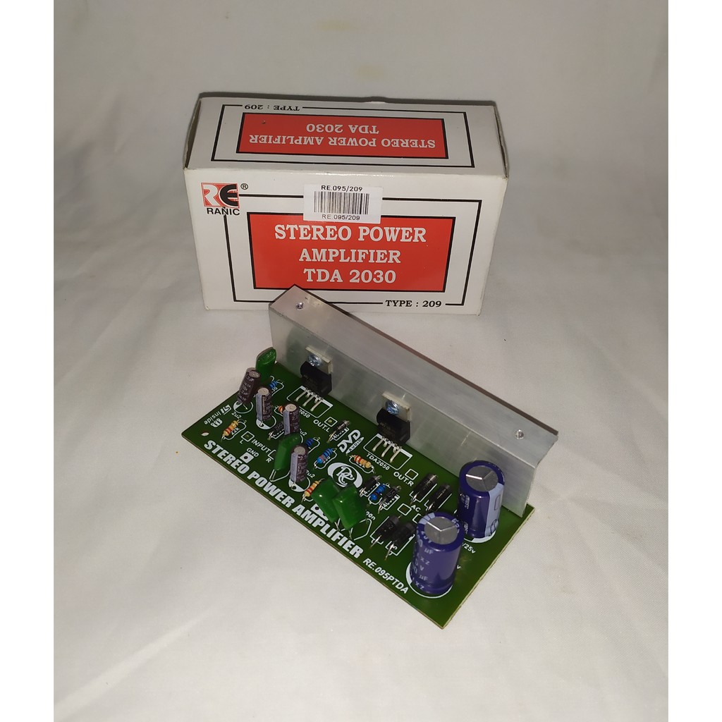 Jual Kit Power Stereo Amplifier TDA 2030 Kit Ranic Type 209 | Shopee ...