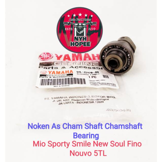 Jual Noken As Cham Shaft Chamshaft Bearing Yamaha Mio Sporty Smile New Soul Fino Karbu Old Lama ...
