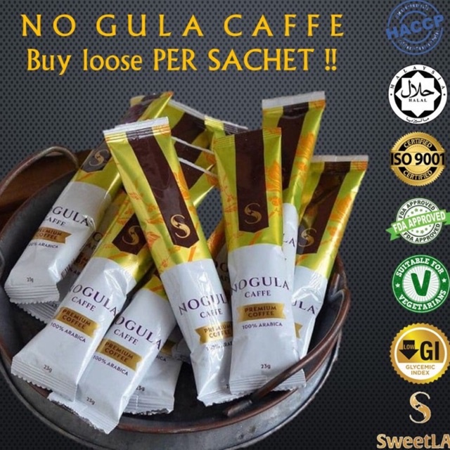 Jual SweetLAB Nogula Caffe 100% Arabica 3 in 1 Instant Coffee Kopi ...