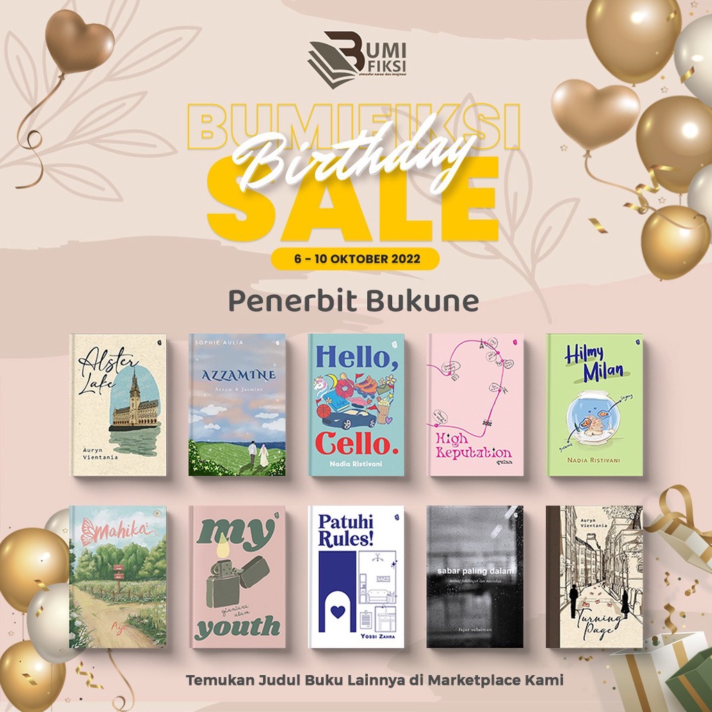 Jual Buku-Buku Terbitan Bukune L Bumifiksi Birthday Sale - Disc Up To ...