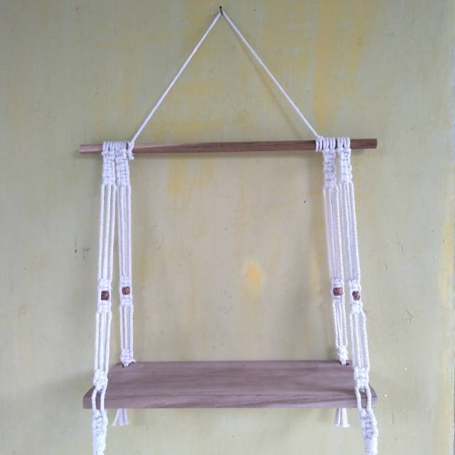Jual Macrame self/macrame rak gantung | Shopee Indonesia