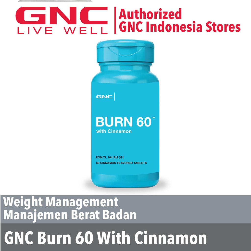 Jual GNC BURN 60 WITH CINNAMON (965522) | Shopee Indonesia