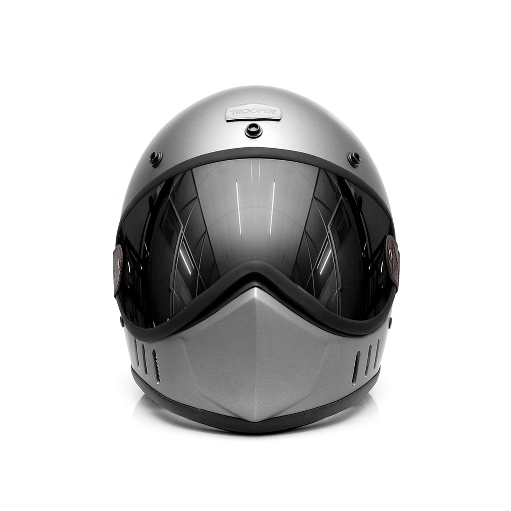 Jual Trooper Custom - Helm X-9 - Full face SNI - Gun Metal Matte ...