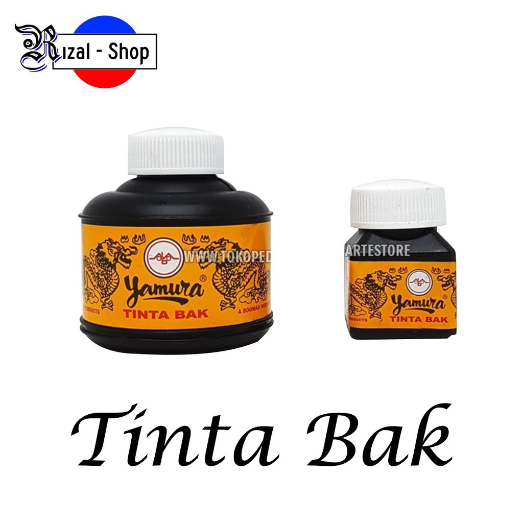 Jual Tinta Bak / Cina YAMURA Hitam Besar & Kecil | Shopee Indonesia