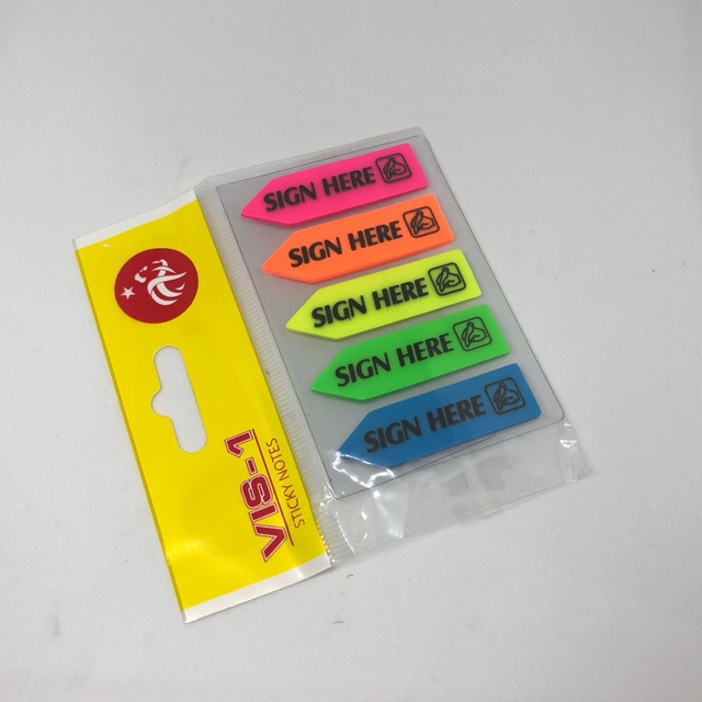Jual Post it Sticky notes SIGN HERE | Shopee Indonesia