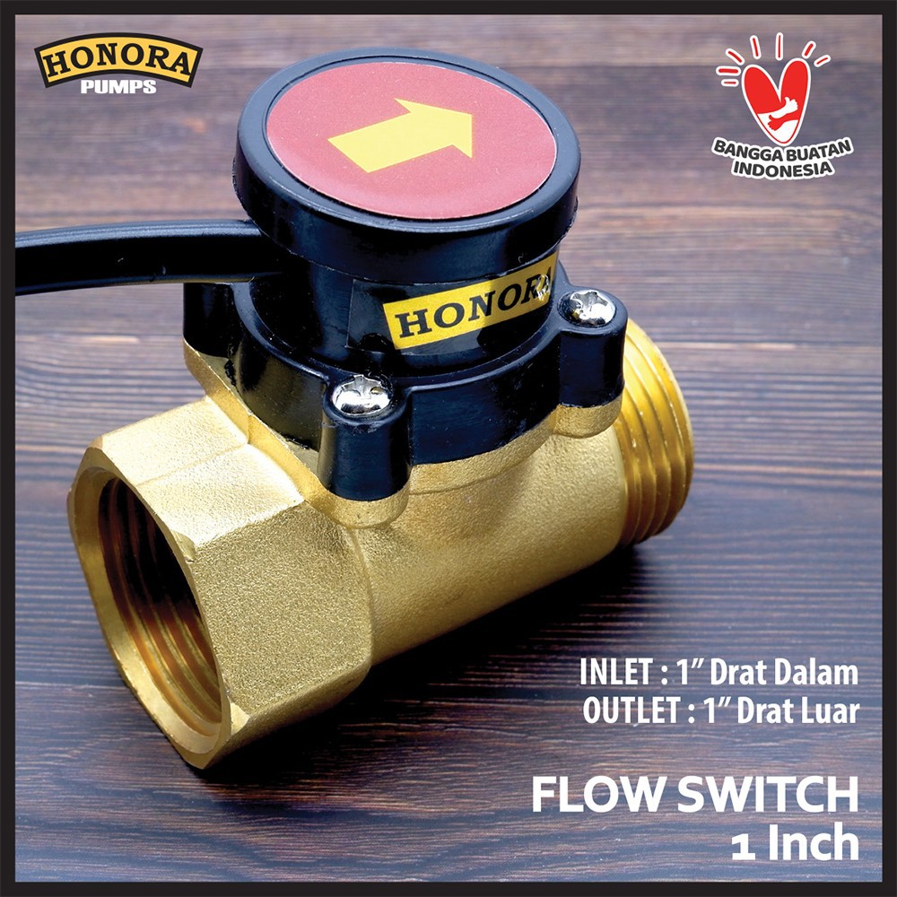 Jual Flow Switch 1 X 1 Inch merek Honora Original, Otomatis Pompa Air ...