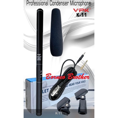 Jual Mic Kabel Condenser VPK K 11 K-11 K11 Original Mic Shotgun ...
