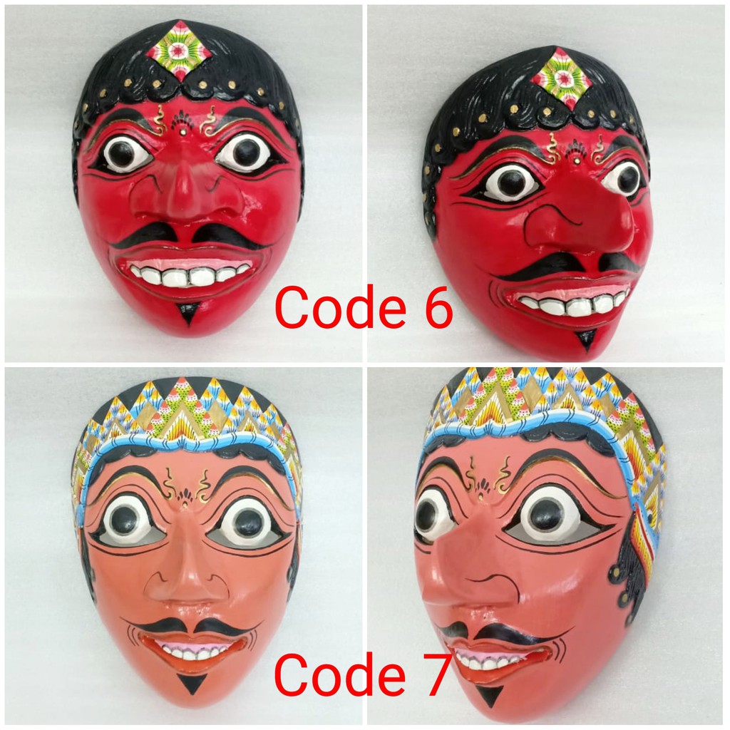 Jual Topeng Panji Klono Tarian Tari Wayang orang / javanese traditional ...