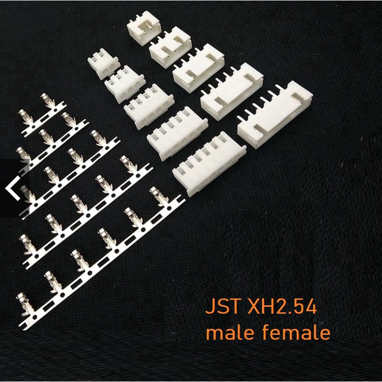Jual 1set Housing Konektor Connector JST XH2.54 XH 2.54mm 2.54 XH2.54mm 2Pin 3Pin 4Pin 5Pin 6Pin ...