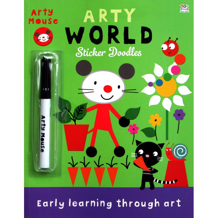 Jual (STC-DOOD-ARTY-WORLD) Arty Mouse World Sticker Doodles Activity ...