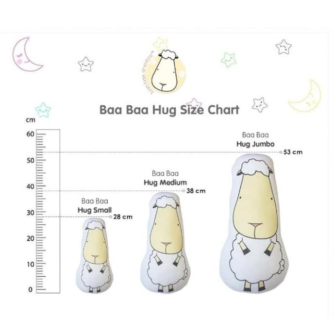 Jual Baabaasheepz Baa Baa Hug Pillow Baa Baa Sheepz | Shopee Indonesia