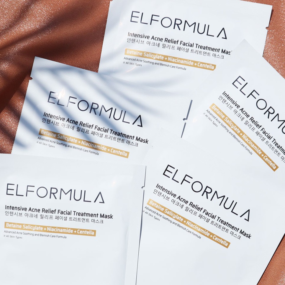 Jual ELFormula Intensive Acne Relief Facial Treatment Mask (100% Ori ...