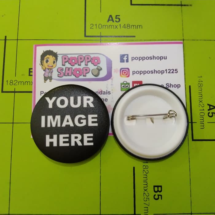 Jual PIN PENITI CUSTOM 44mm MURAH REQUEST DESAIN | Shopee Indonesia