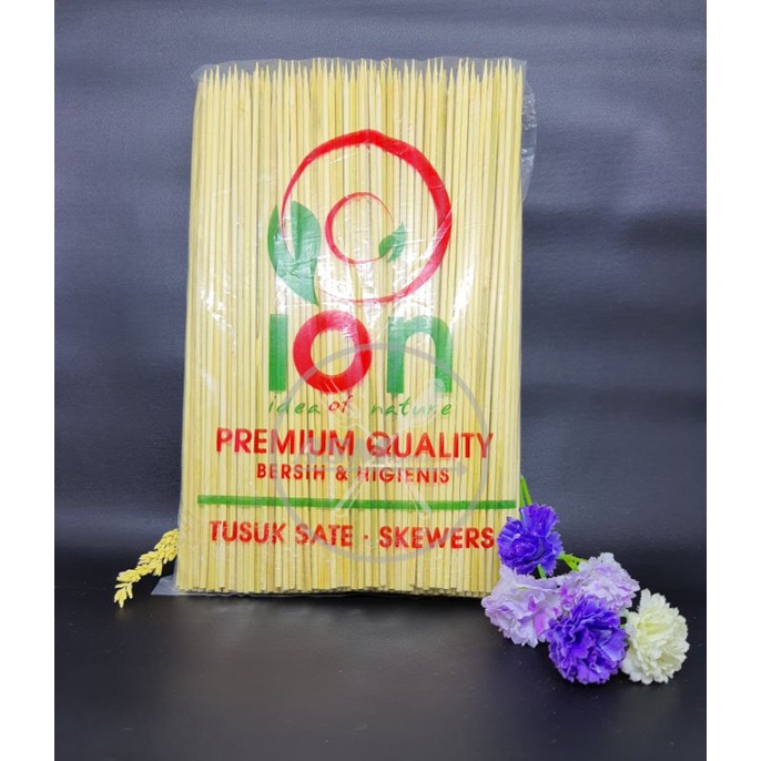 Jual TUSUK SATE BAMBU MERK ION isi +- 500 TUSUK | Shopee Indonesia