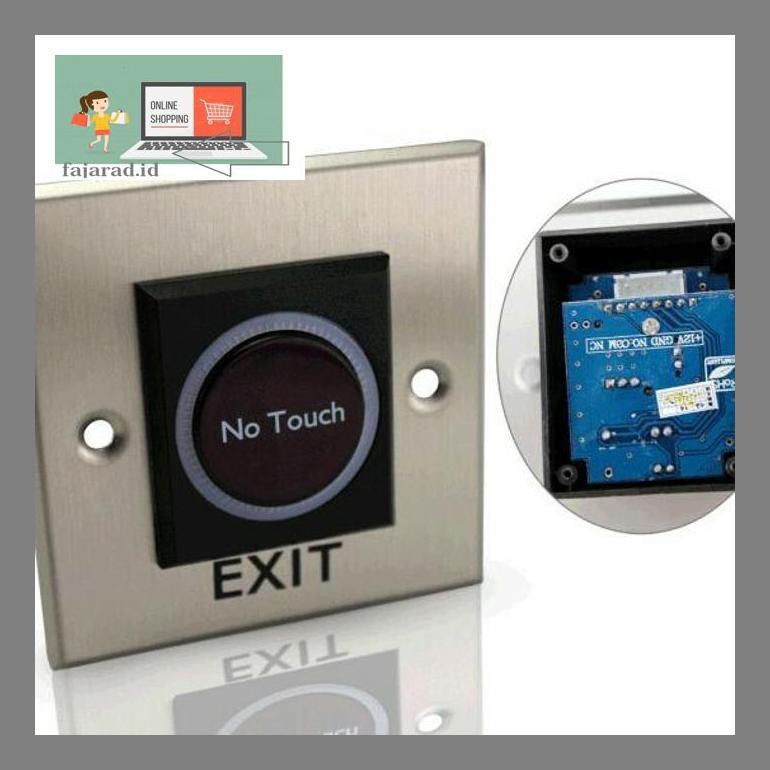 Jual Fardd0R5 No Touch Exit Sensor Infrared Tanpa Sentuh Push Button Radj5A8 | Shopee Indonesia