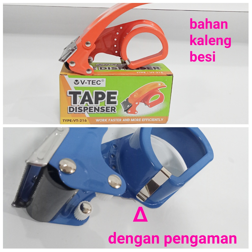 Jual alat potong lakban bagus kuat kaleng besi besar 2 inch murah ...