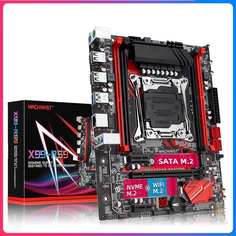 Jual Paketan Motherboard X99 LGA 2011-3 DDR4 + Intel Xeon 8 Cores E5 ...